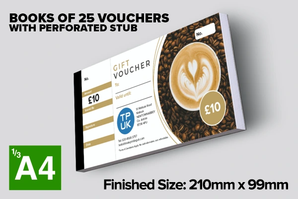 Custom Gift Voucher & Ticket Adobe Templates | TradePrintingUK