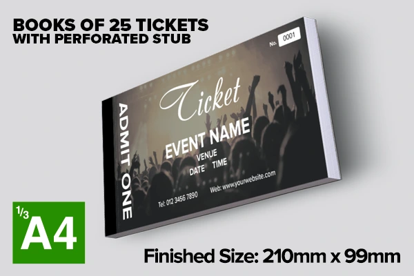 Custom Gift Voucher & Ticket Adobe Templates | TradePrintingUK