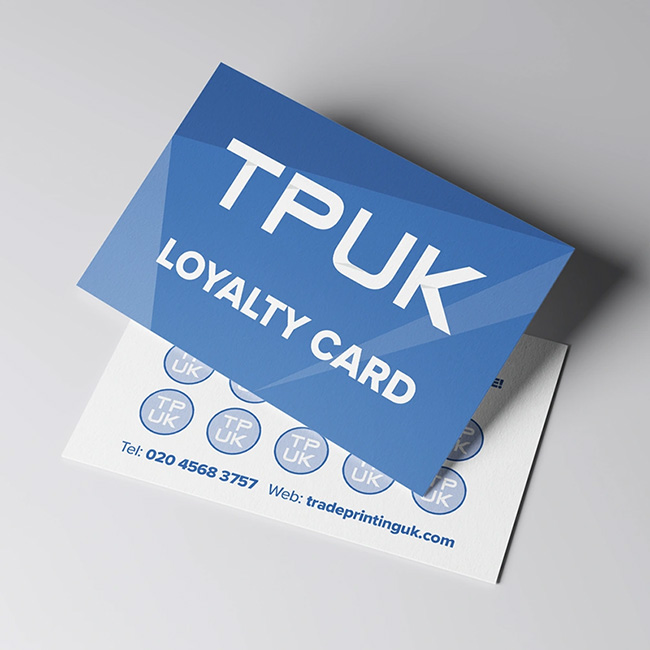 LOYALTY CARD printing for Coffee Shops & Cafés from £30